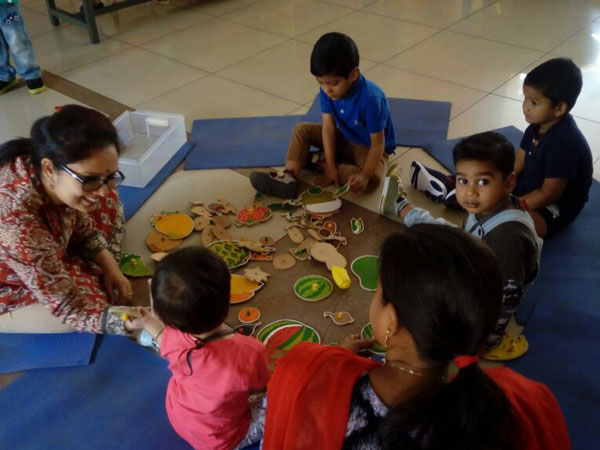 Learning through a play-way method - SAI Angan