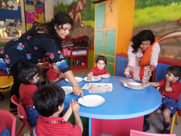 Paper Crumbling Activity - SAI Angan