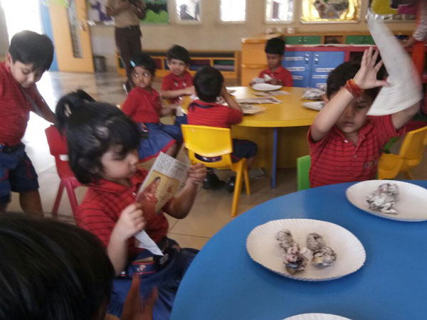 Paper Crumbling Activity - SAI Angan