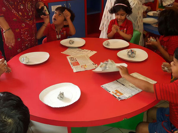 Paper Crumbling Activity - SAI Angan