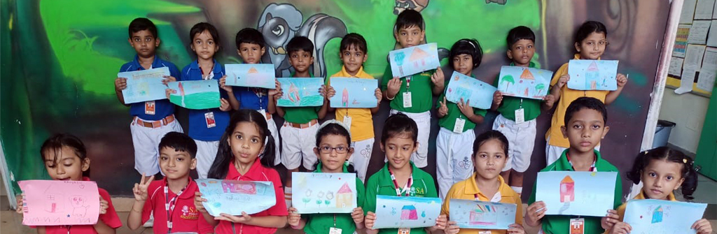 Visual Intelligence in Action: Class-I Students Paint Their Dream Homes ...
