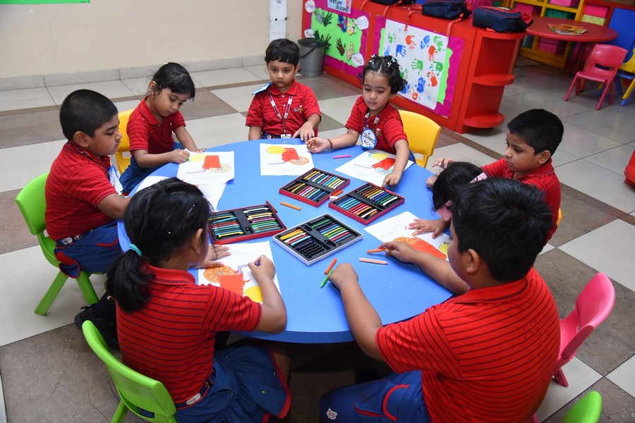 Blooming Creativity – Tiny Tots Paint with Joy - SAI Angan