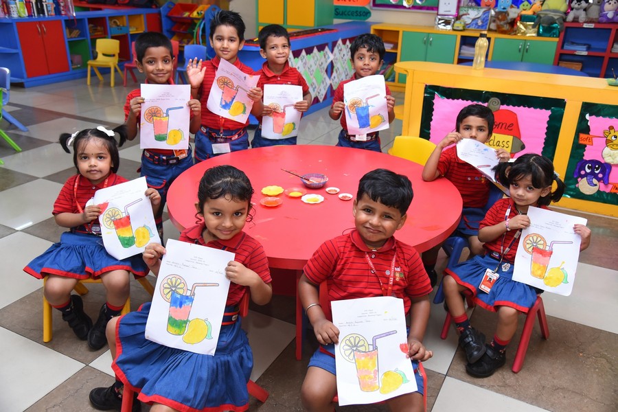 Blooming Creativity – Tiny Tots Paint with Joy - SAI Angan