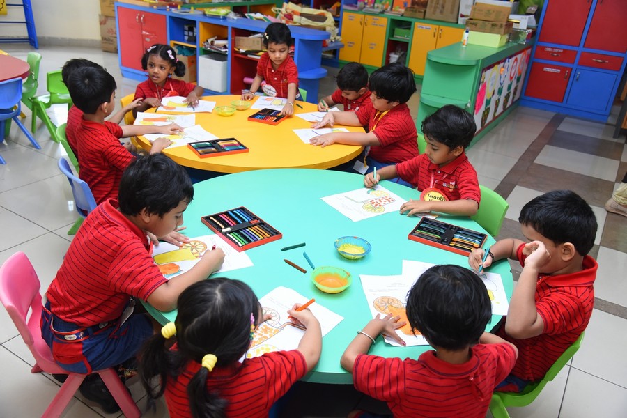 Blooming Creativity – Tiny Tots Paint with Joy - SAI Angan