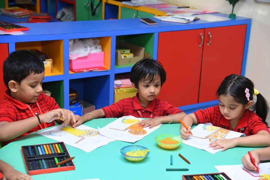 Blooming Creativity – Tiny Tots Paint with Joy - SAI Angan